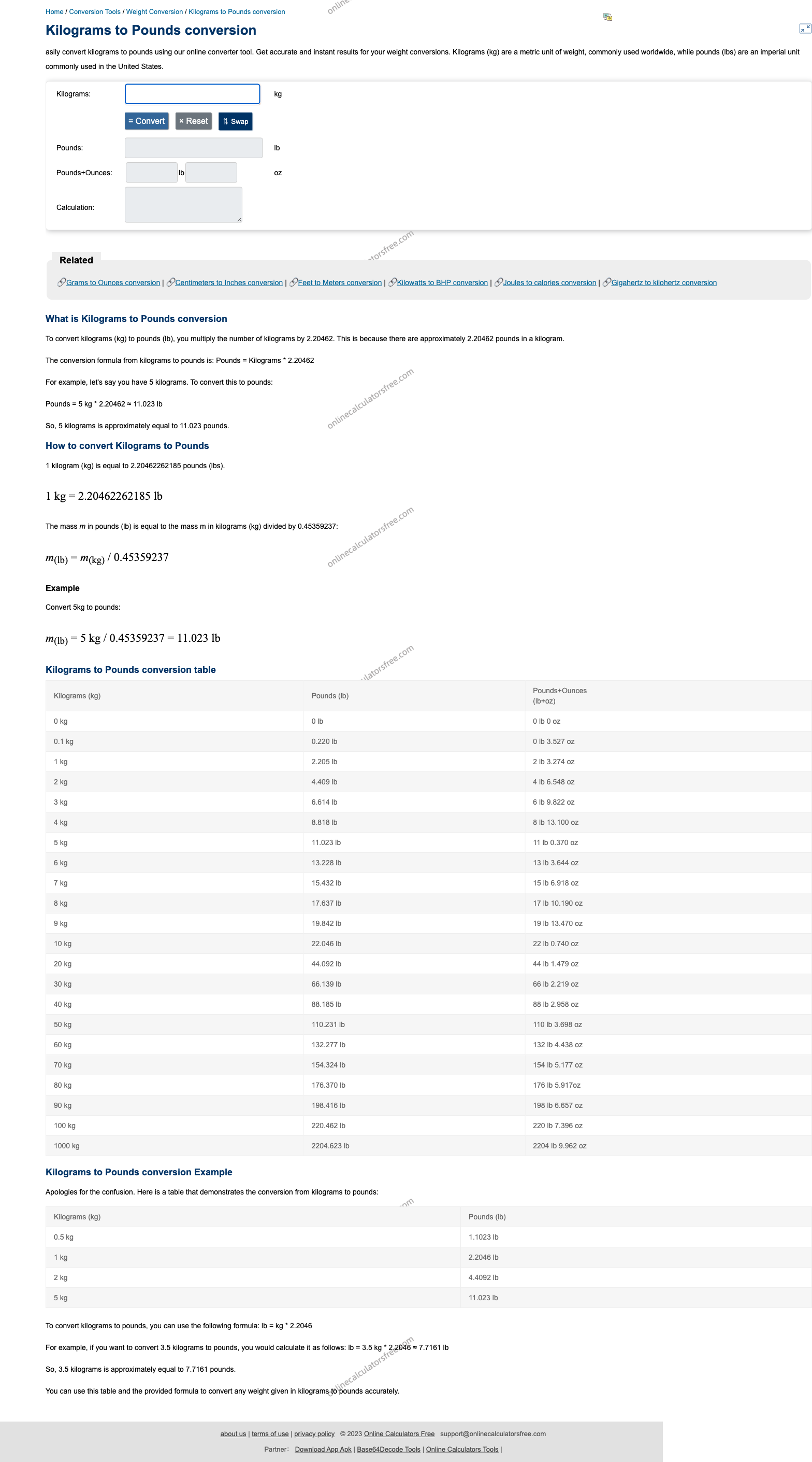 KG To Lbs Converter Quick Accurate Weight Conversion CalculatorFree KG To Lbs Converter Quick Accurate Weight Conversion CalculatorFree
